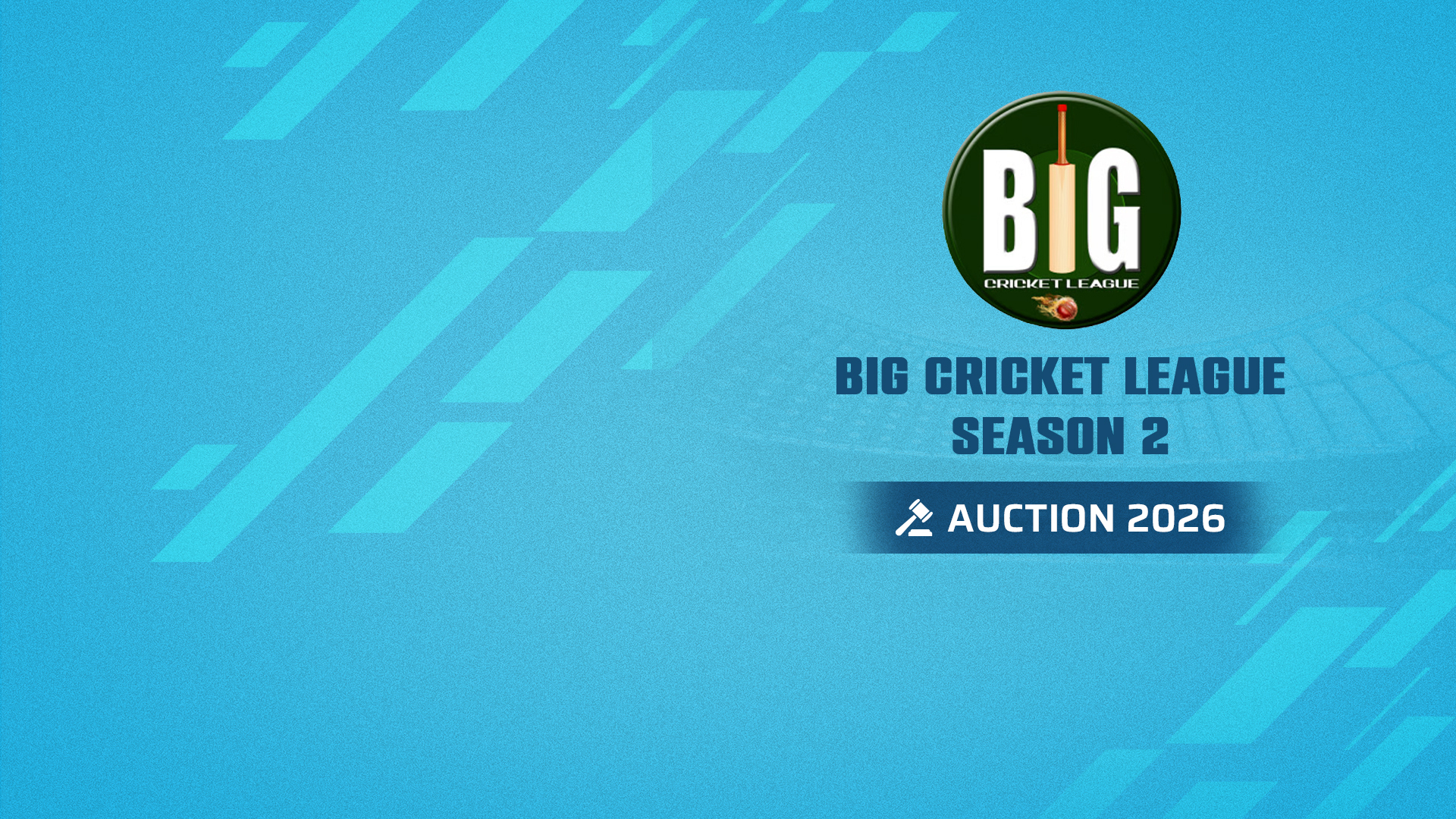 Big Cricket League Season 2 Auction 2026 Live Events, Watch Live ...