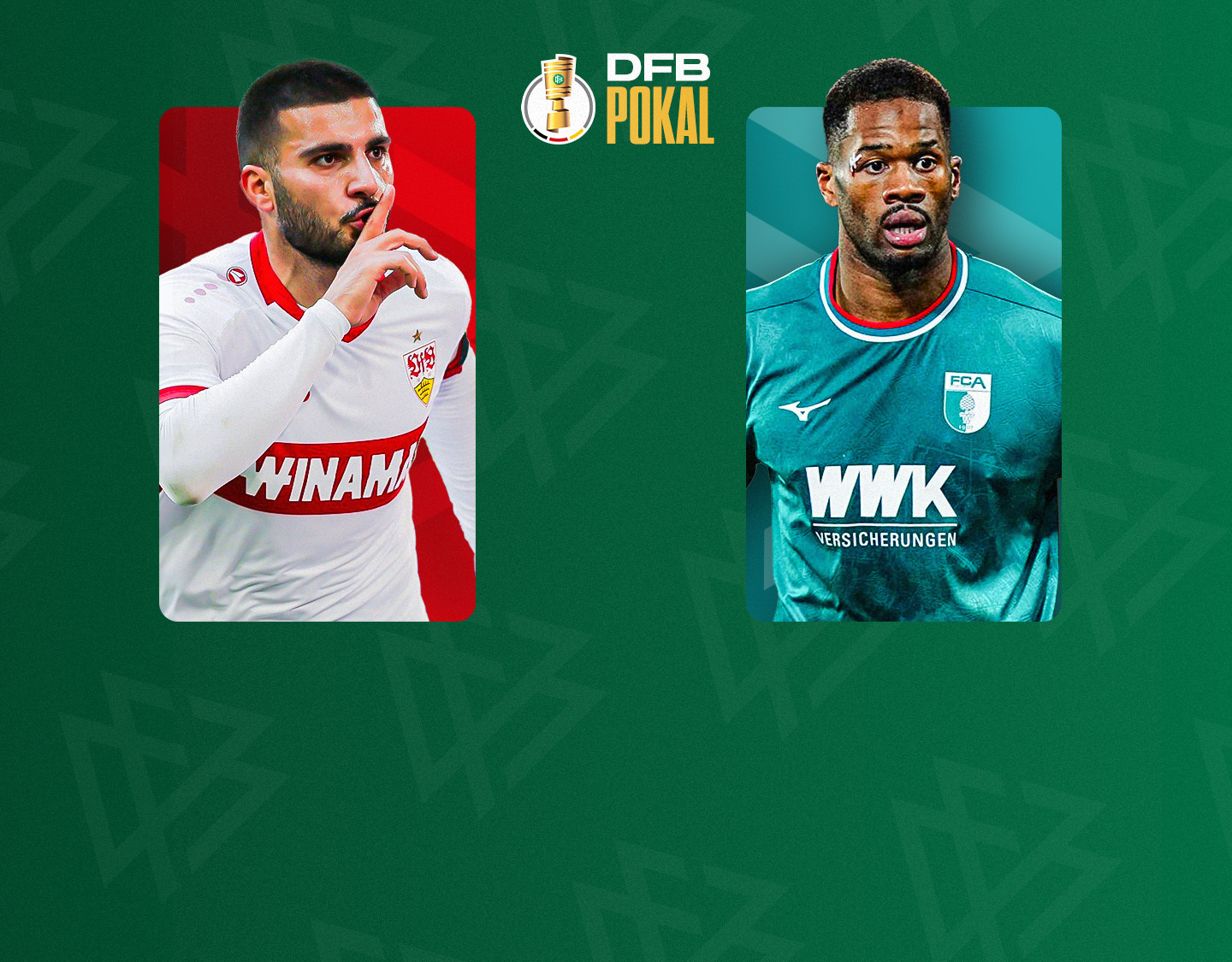 VfB Stuttgart vs FC Augsburg Match Team Squad List: DFB Pokal